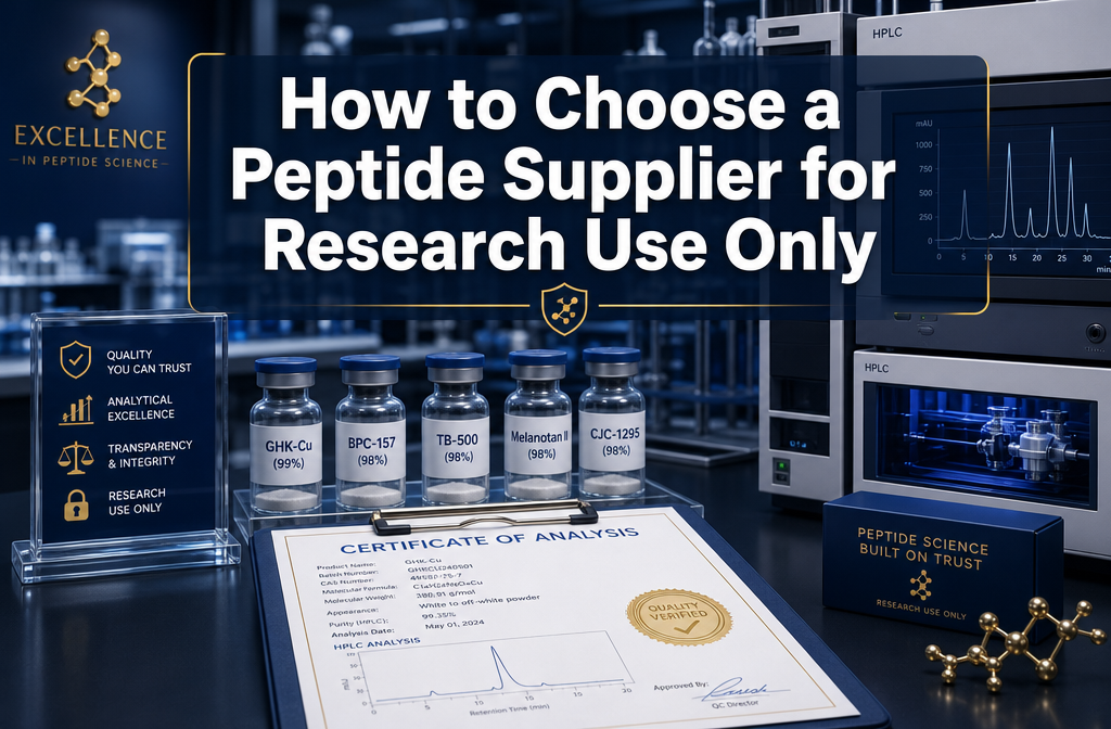 How to Choose a Peptide Supplier for Research Use Only: Purity, COAs,